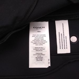 Coach | Jackets & Coats | Coach 941 Leather Surf Biker Vest In ...